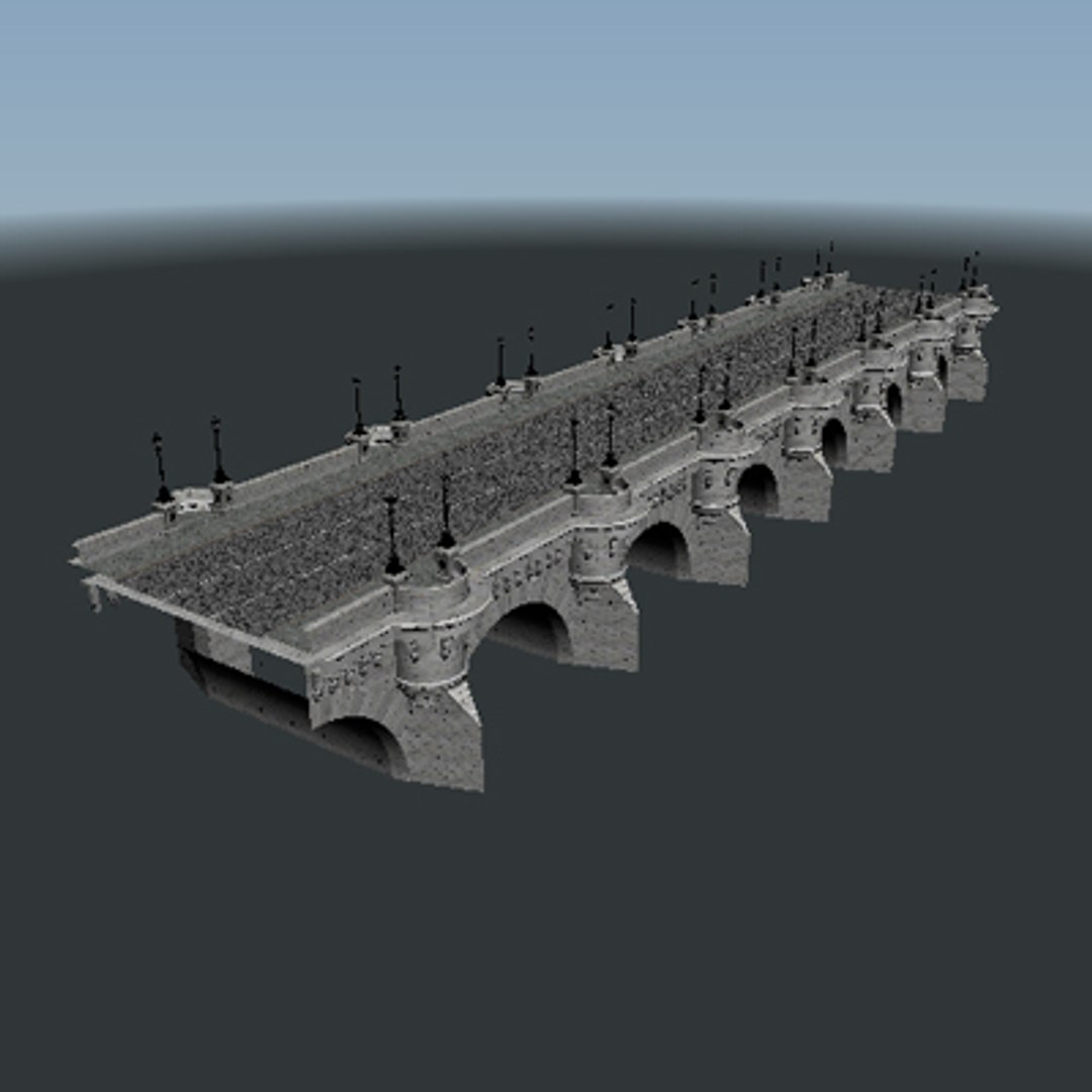 3d Max Pont Neuf Bridge