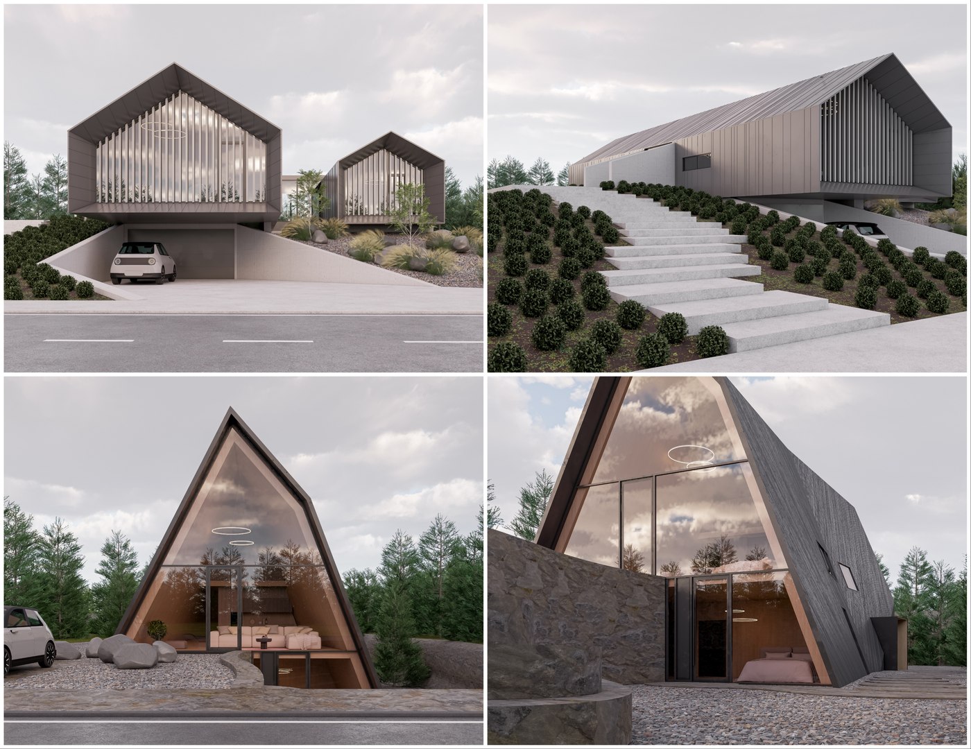 3D House Pack Of 10 - Part 3 - Created With Fully Parametric Revit ...