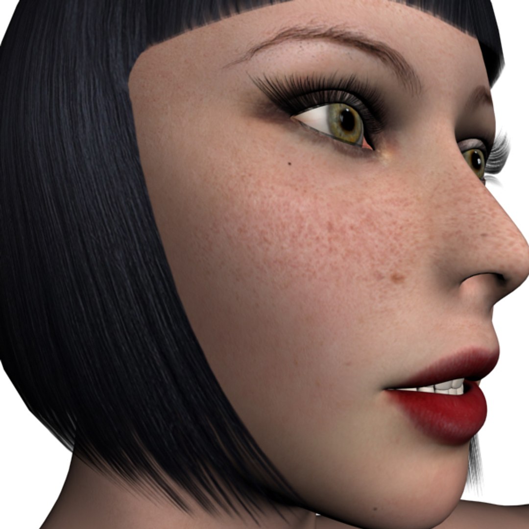 V 1 0 Realistic Female 3d Model