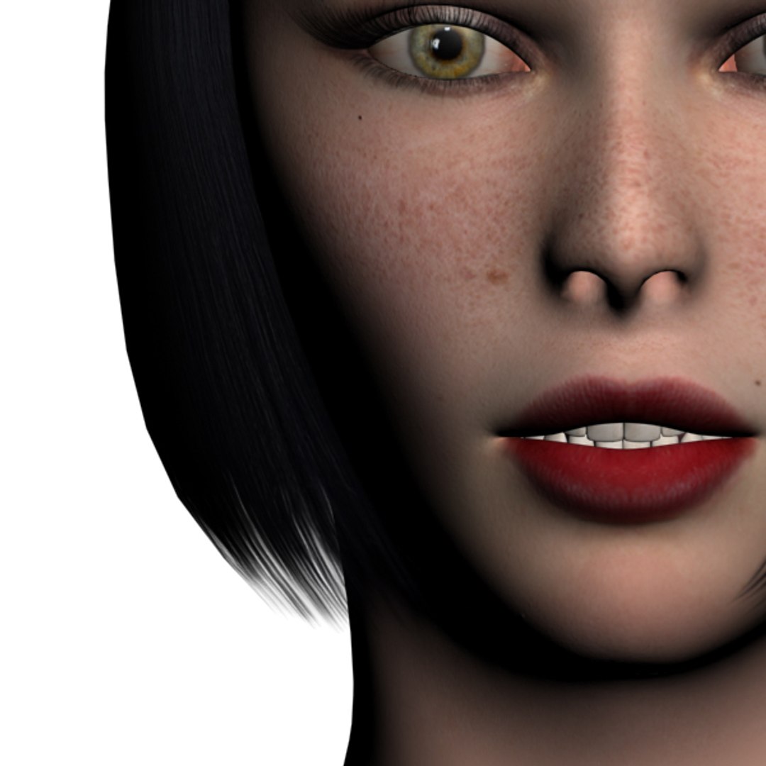 V 1 0 Realistic Female 3d Model