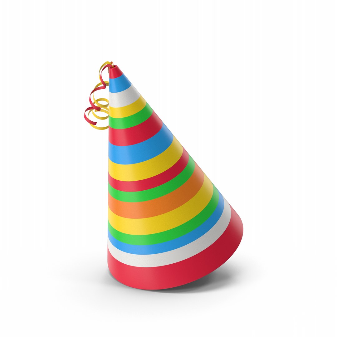 Colorful Party Hat Model - TurboSquid 1962674