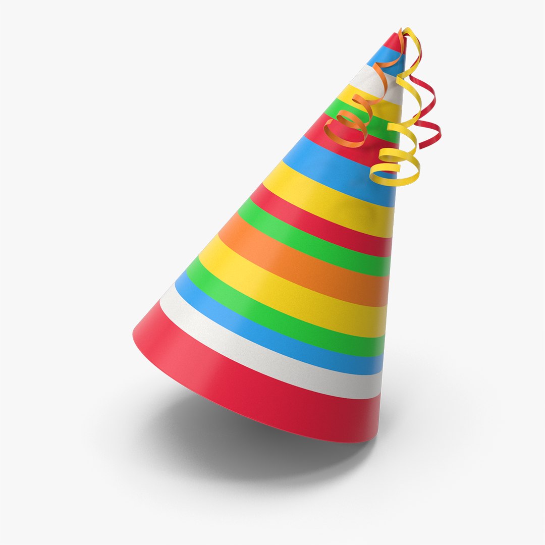 Colorful Party Hat3D模型 - TurboSquid 1962674
