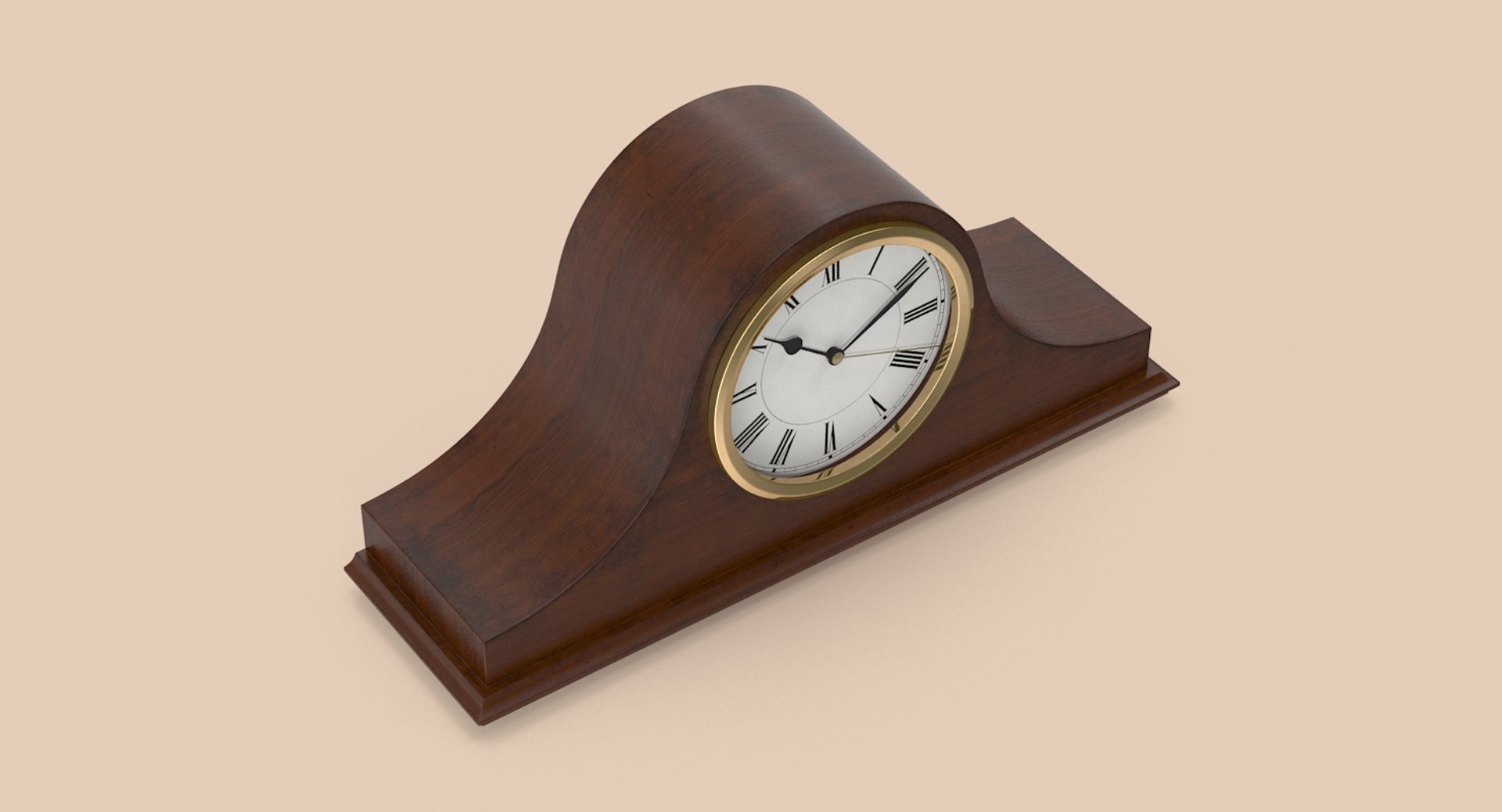 3d mantel clock model