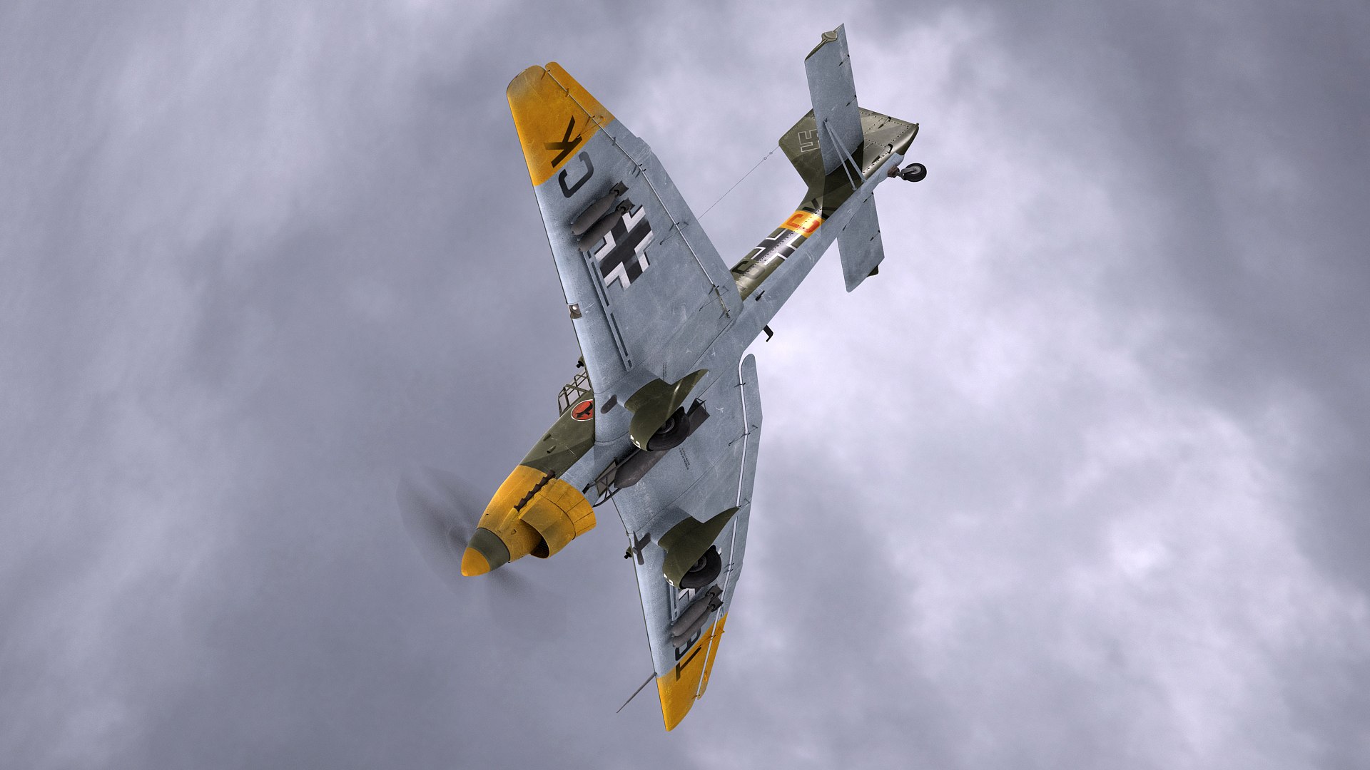 3D Junkers Ju 87B-2 Stuka - TurboSquid 1714714