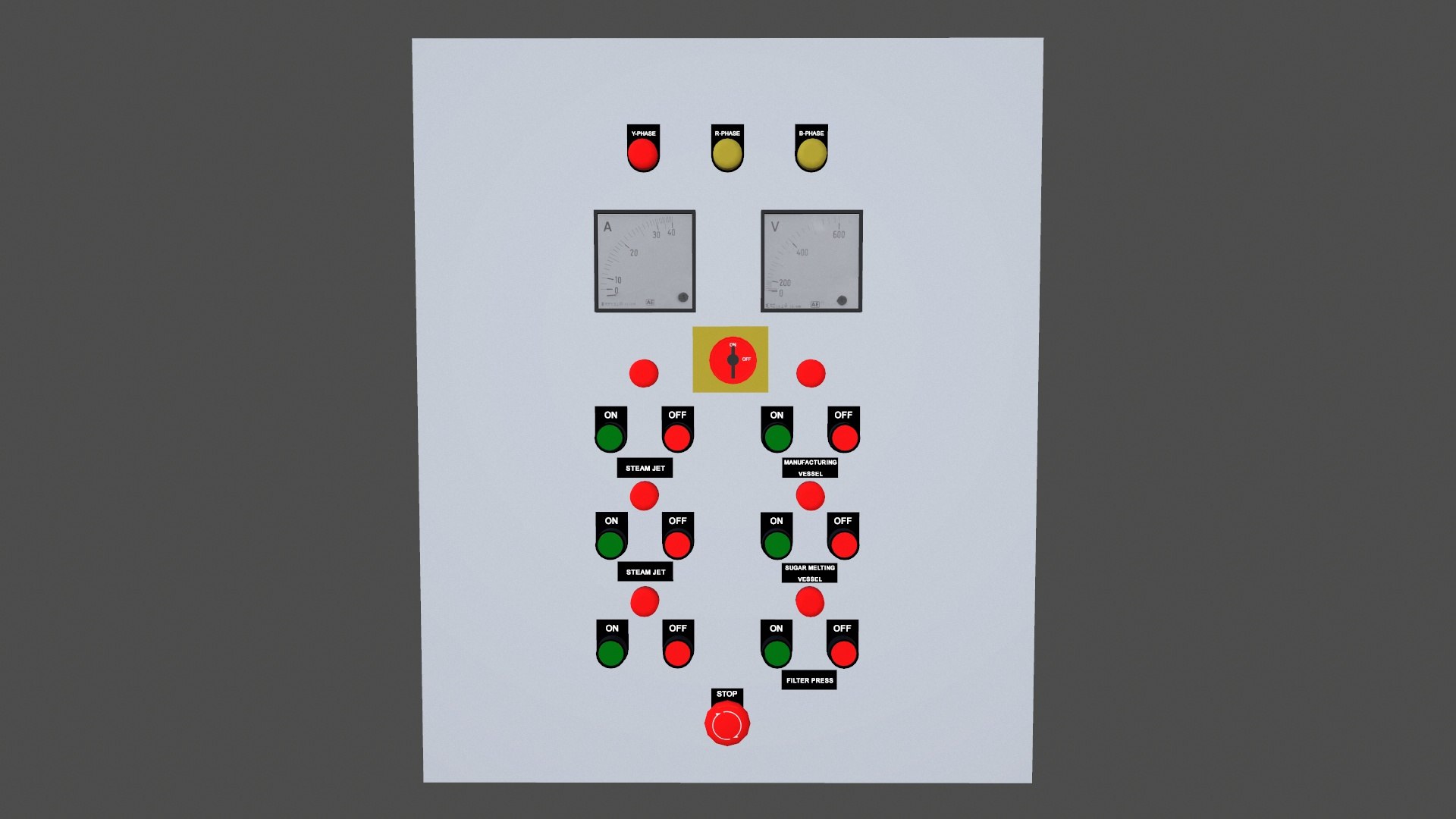 3D Control Panel - TurboSquid 2323150