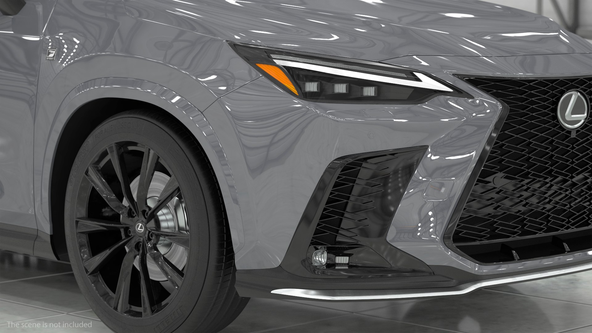 Premium 2024 Lexus NX Hybrid Grey Simple Interior model - TurboSquid ...
