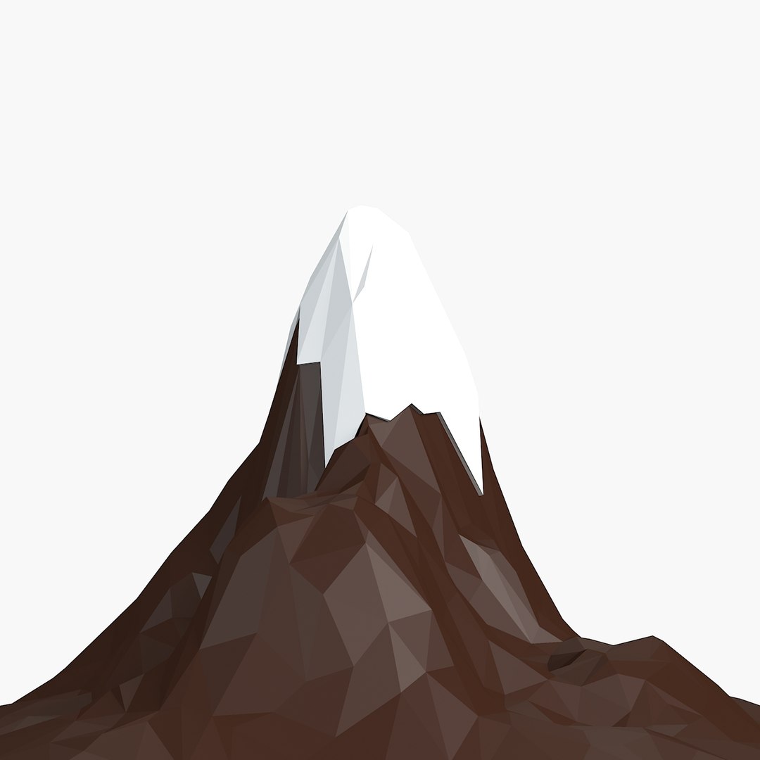 3d Model Cartoon Mountains Pack