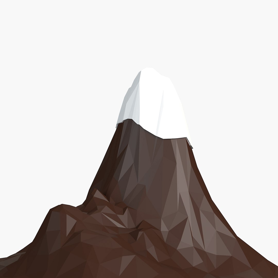 3d Model Cartoon Mountains Pack
