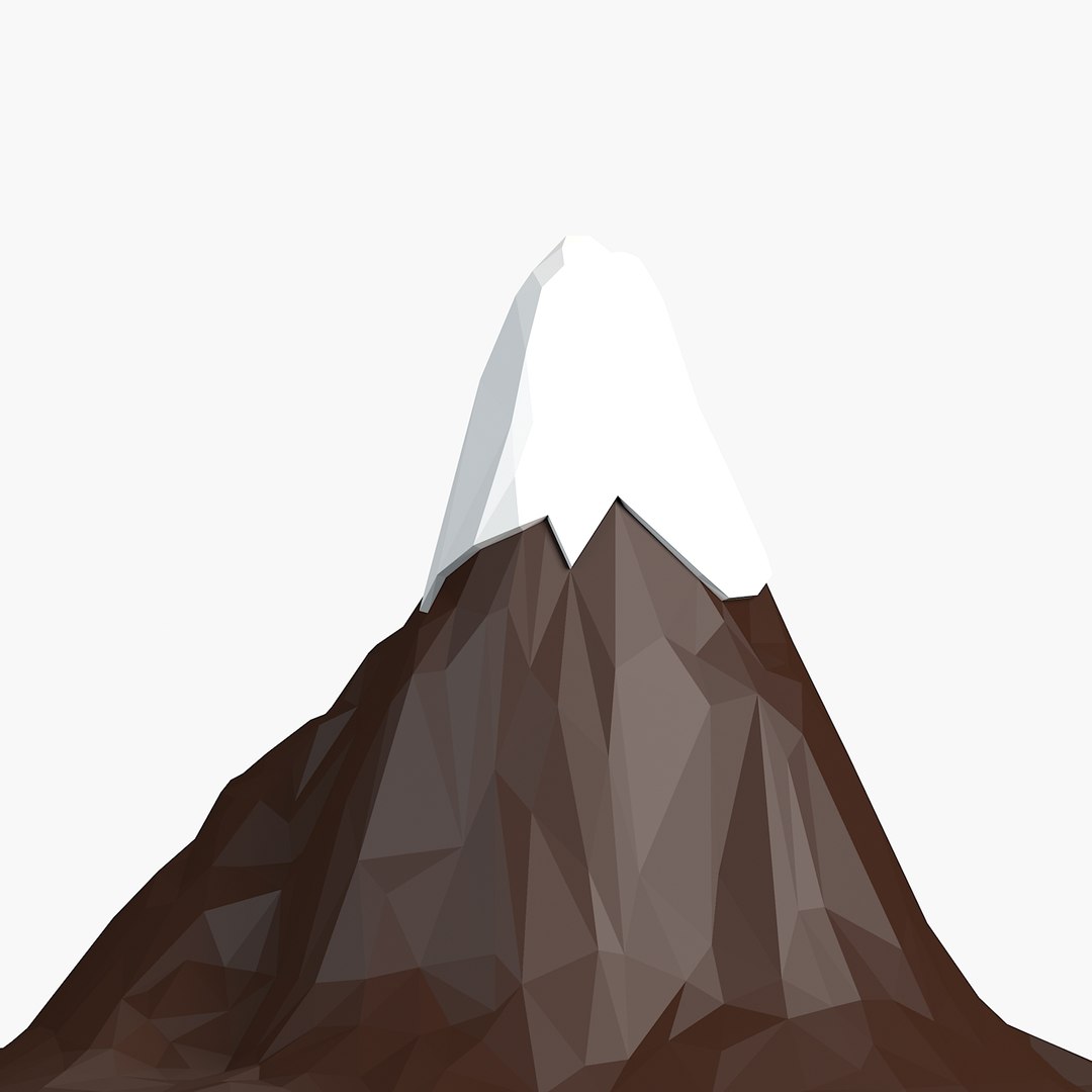 3d Model Cartoon Mountains Pack