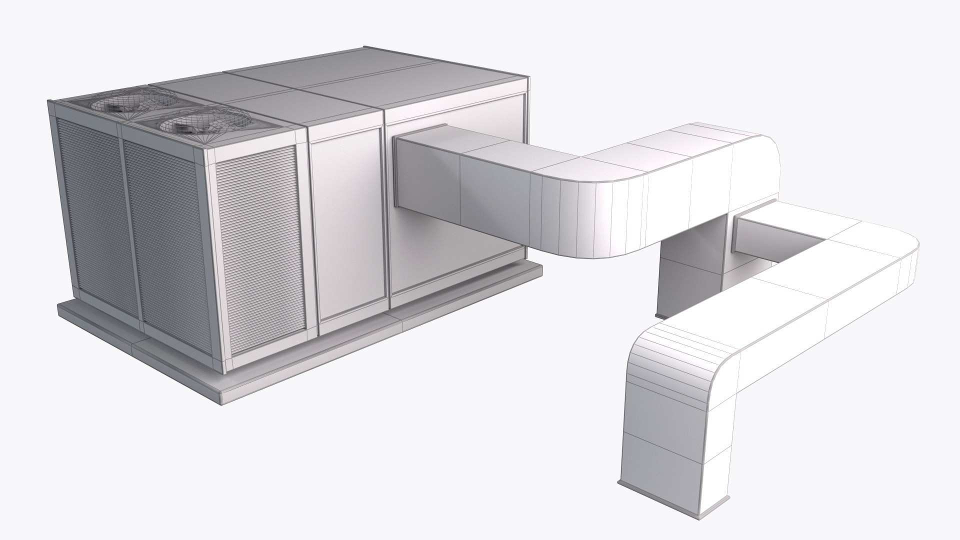 3D Large Rooftop AC Unit - TurboSquid 2048782