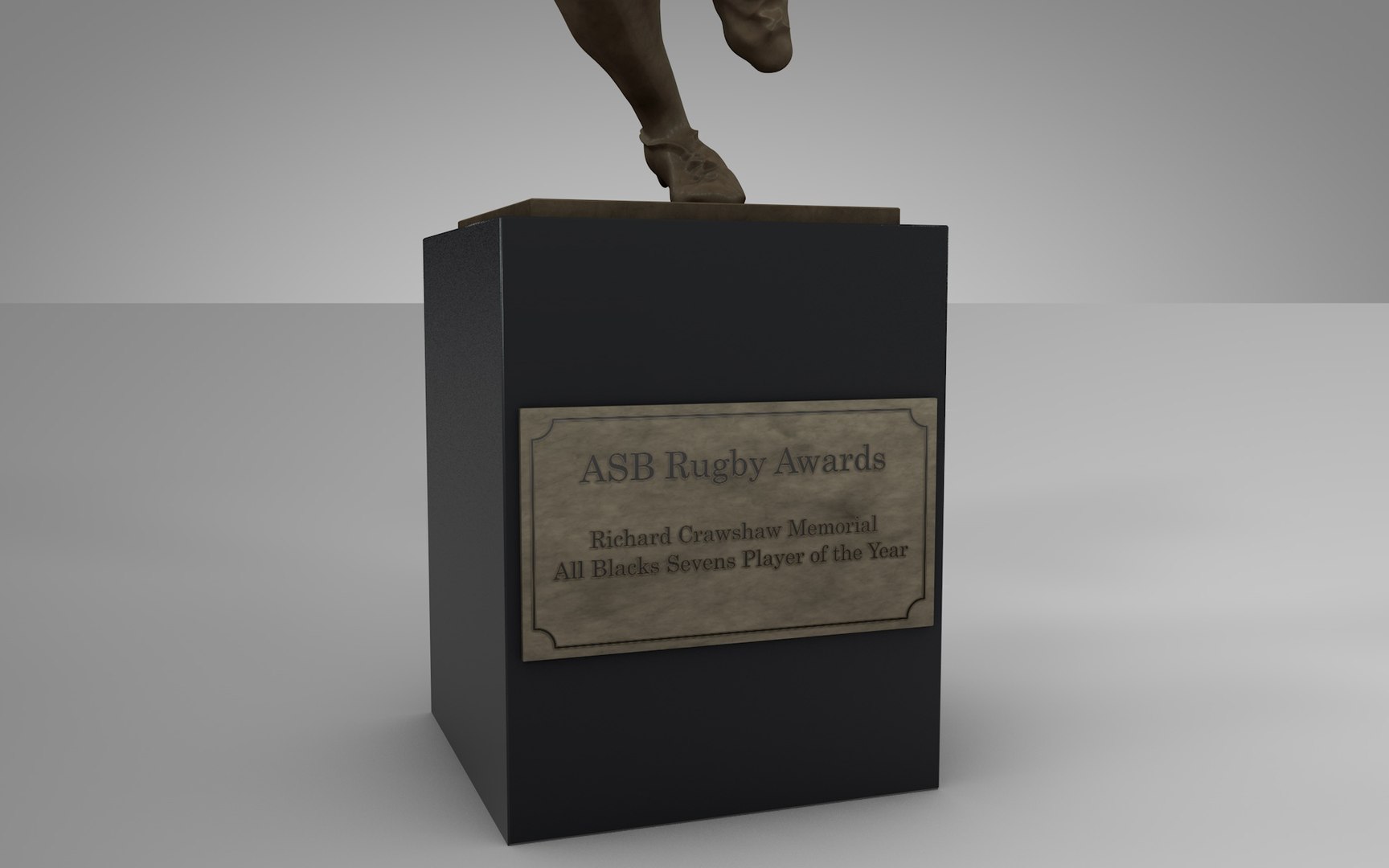 3D ASB Rugby Awards Richard Crawshaw Memorial All Blacks Sevens Player ...