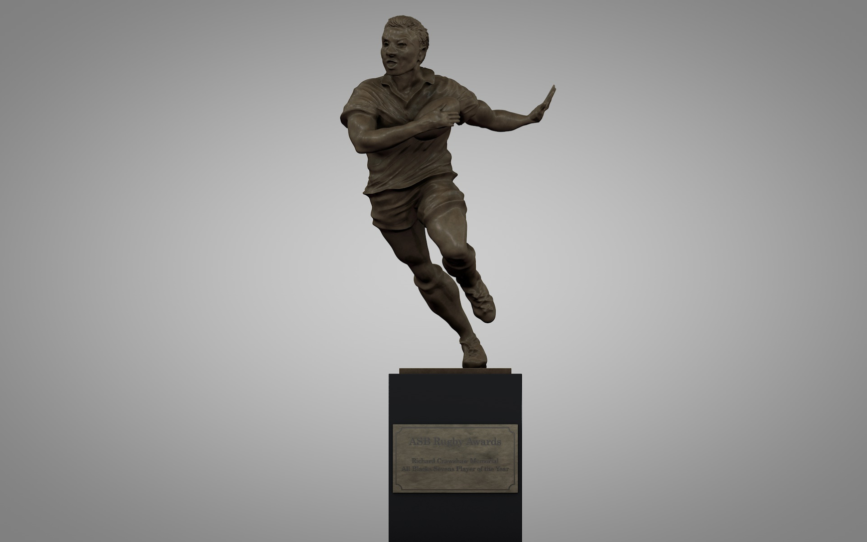 3D ASB Rugby Awards Richard Crawshaw Memorial All Blacks Sevens Player ...