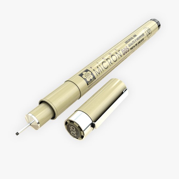 modelo 3d Micron Pen Fineliner - TurboSquid 2121690