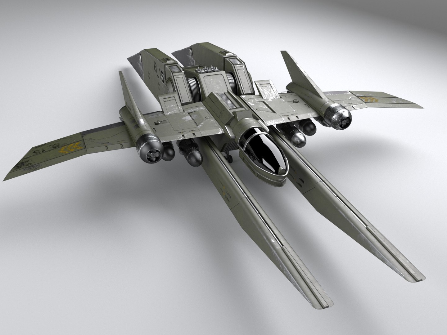 Combat Aircraft Craft 3D Model - TurboSquid 1419710