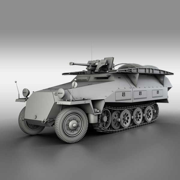 Halftrack 3D Models for Download | TurboSquid