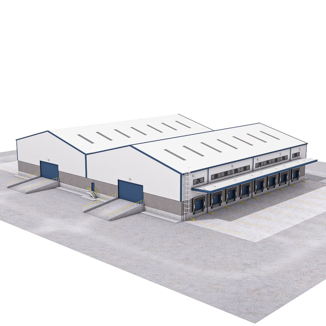 Industrial Building 03 3D Model - TurboSquid 2013972