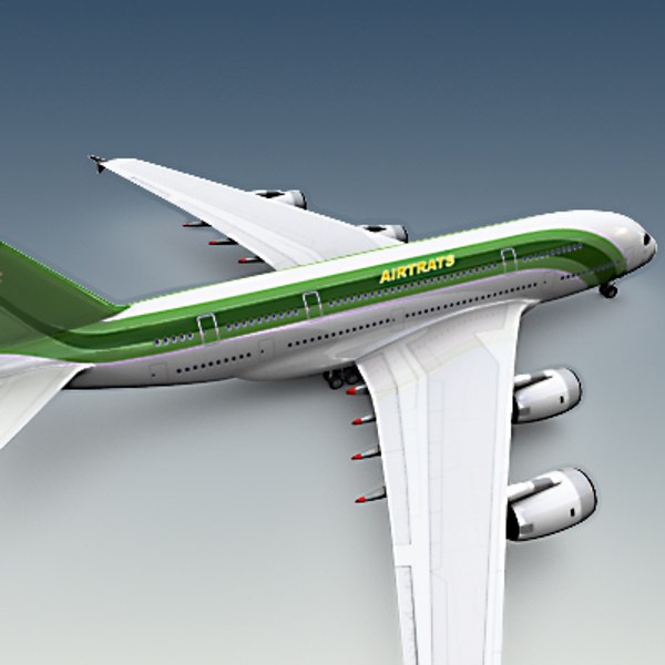 airbus a380 green-yellow logo max