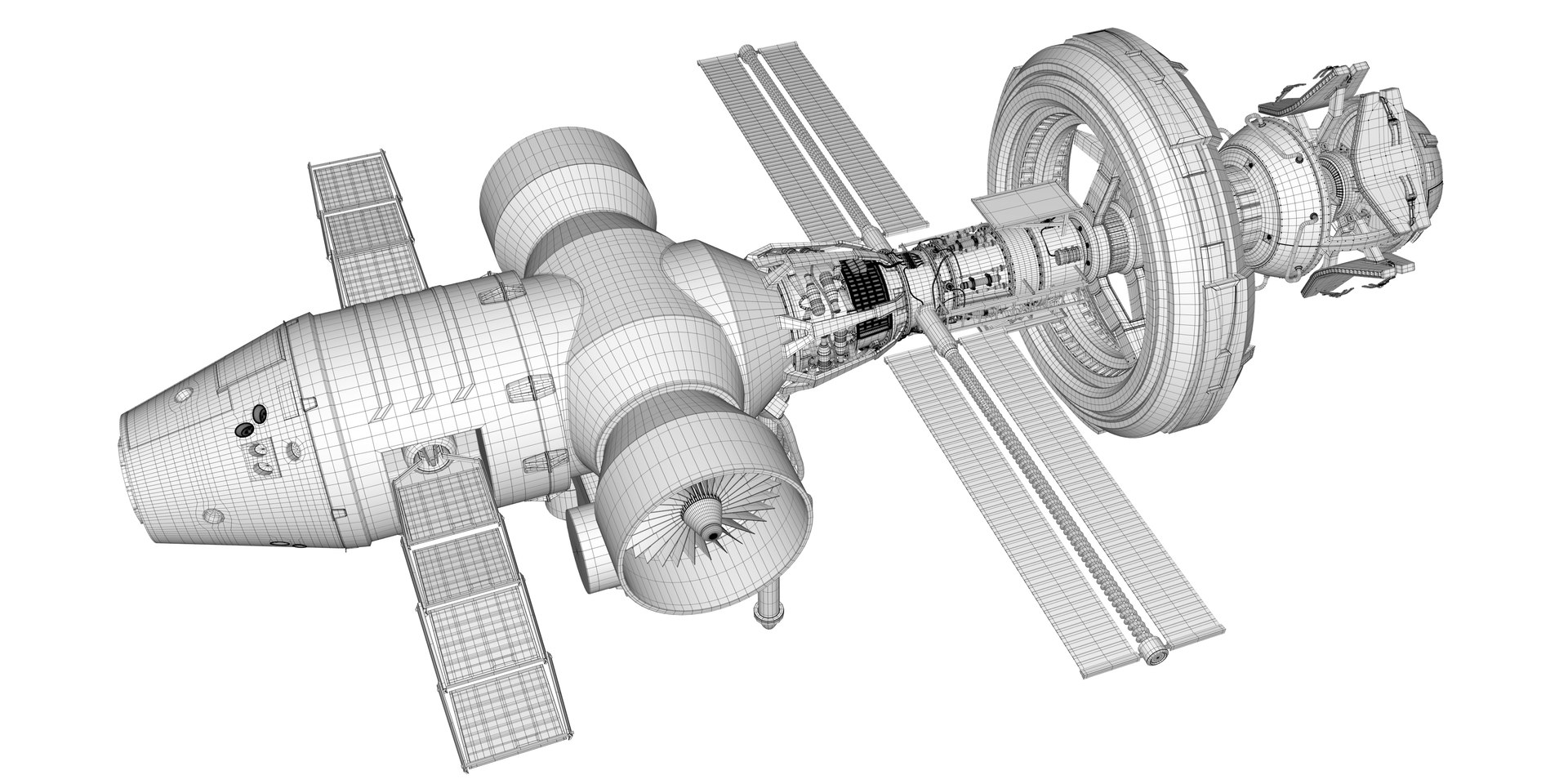 3D Model Sci-fi Satalite - TurboSquid 2030226