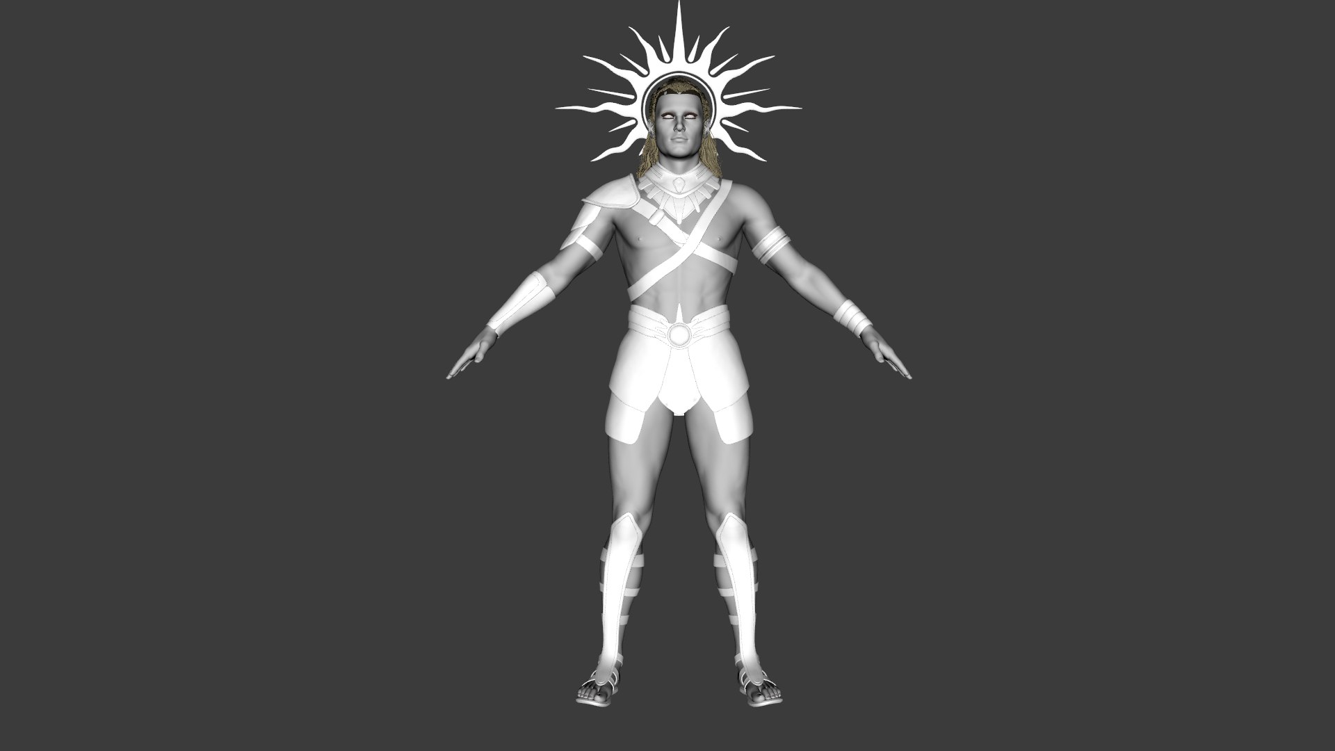 3D Apollo - God Of Light Low-poly 3D Model - TurboSquid 2442172