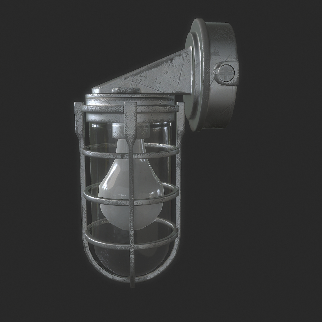 3d model light fixture 04