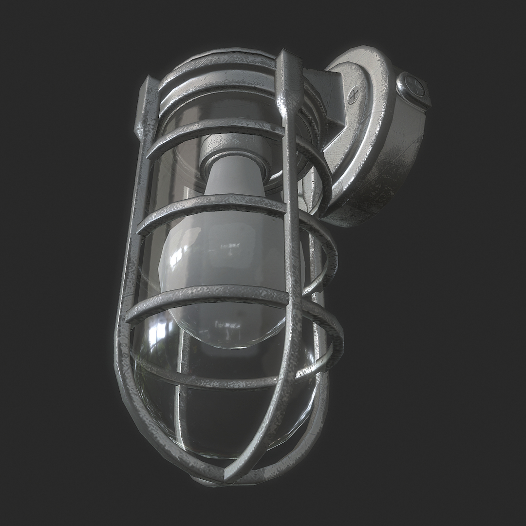 3d model light fixture 04