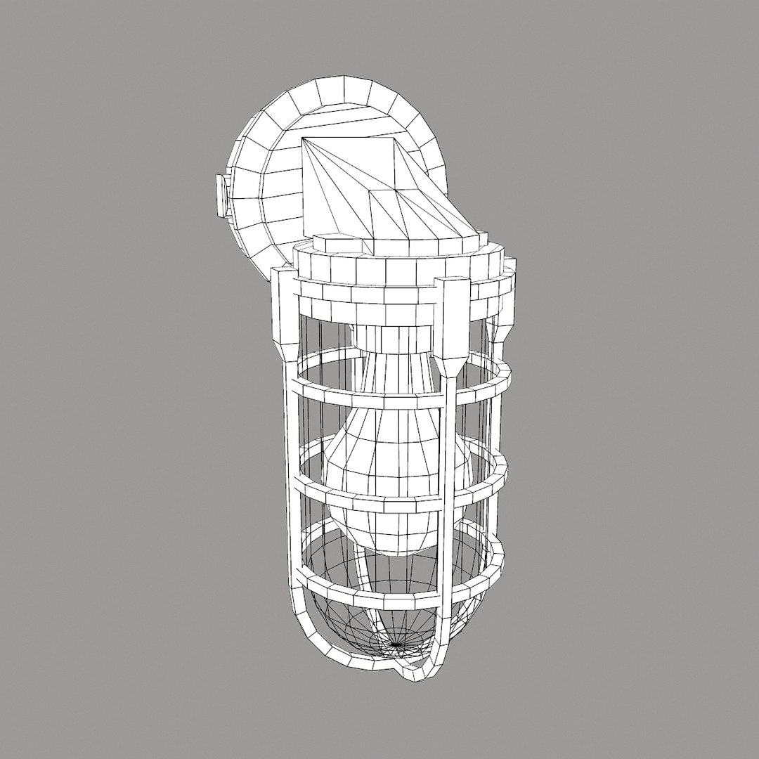 3d model light fixture 04