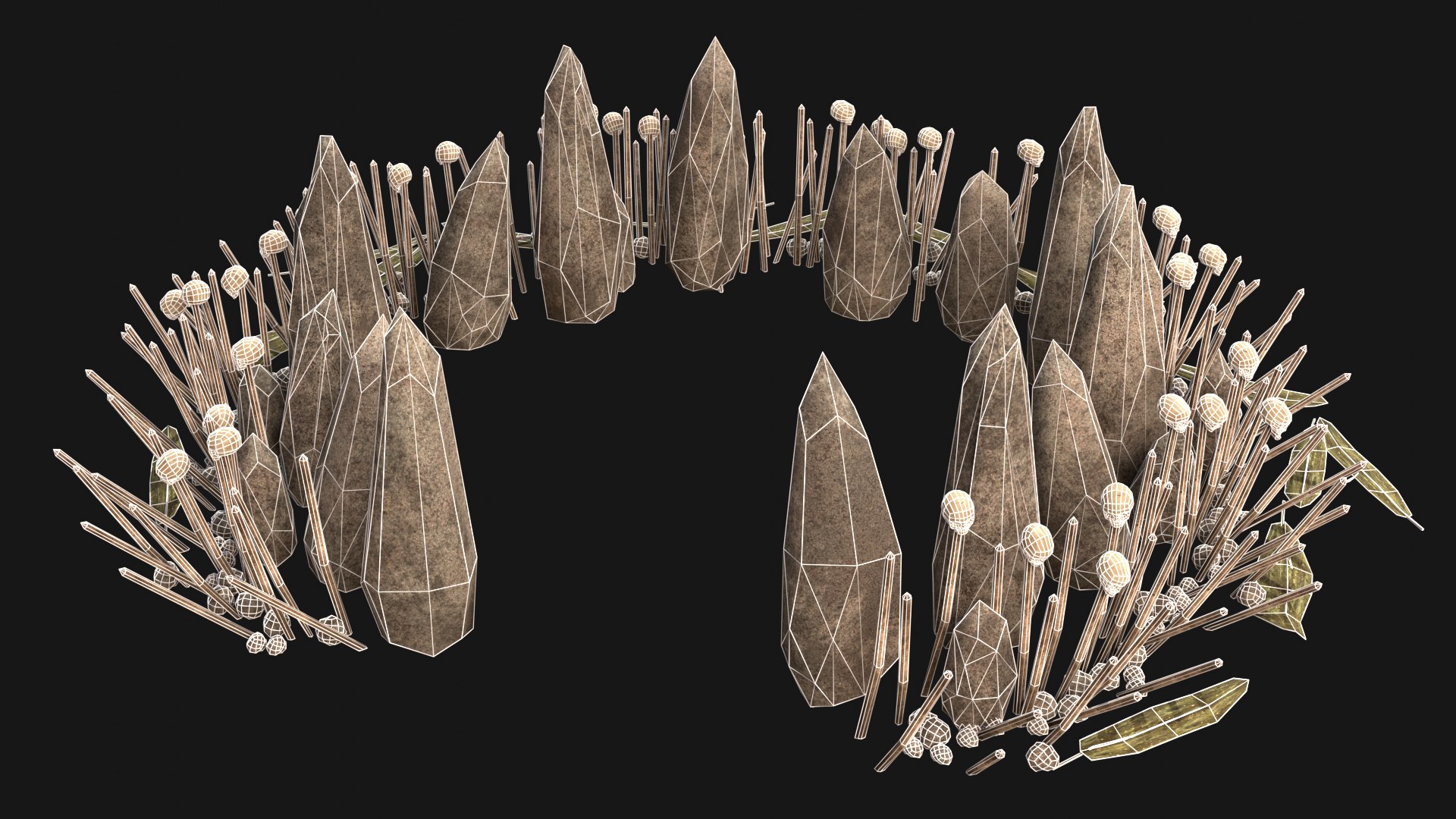 CULT SACRIFICE PLACE JUNGLE SWAMP TRIBE TRIBAL AAA COLLECTION 3D Model ...