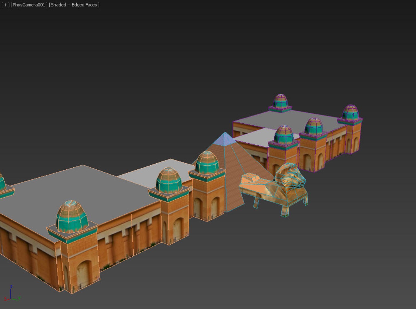 3d Sunway Pyramid Model