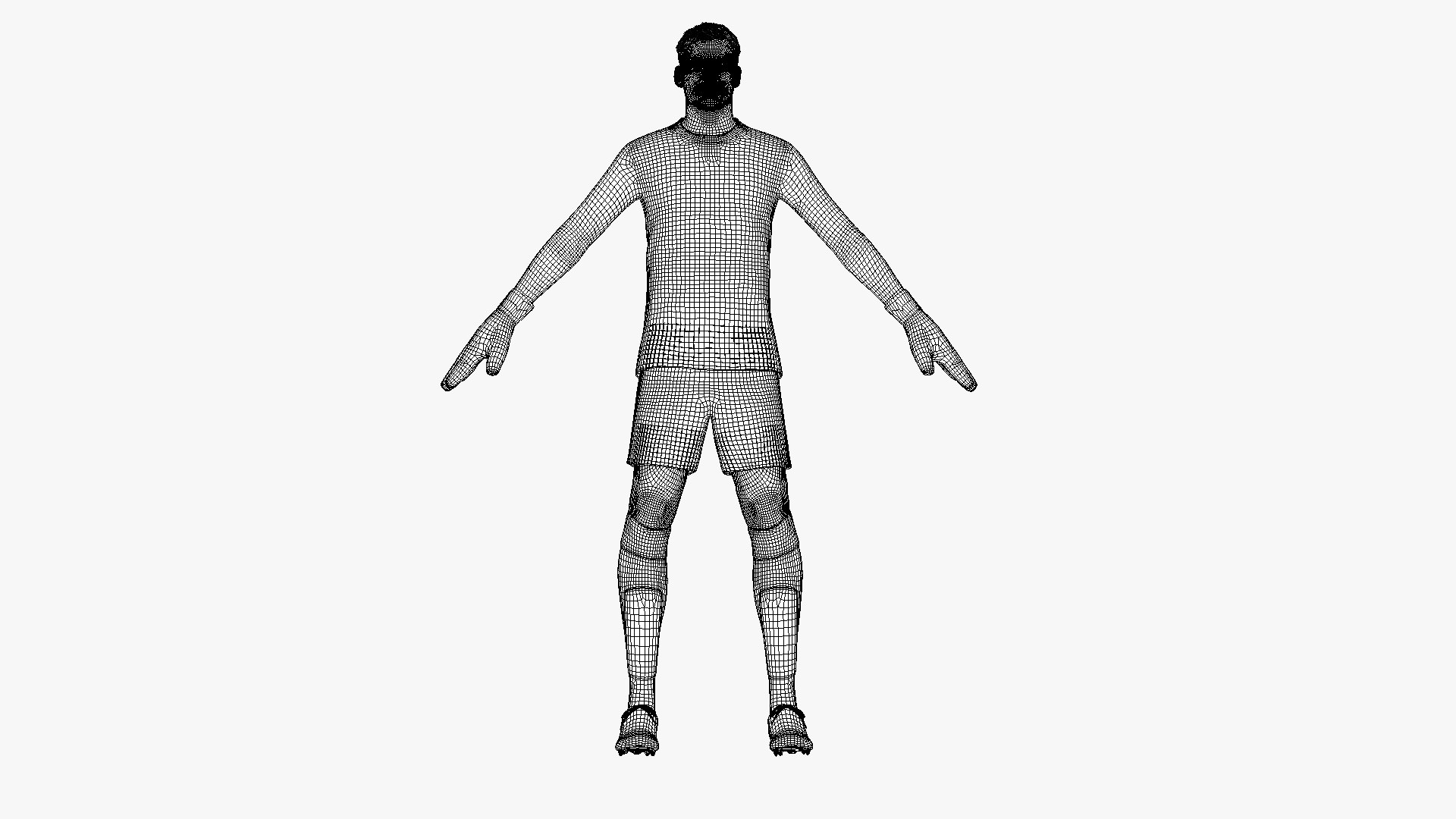 3D T-Pose Andriy Lunin Real Madrid 23-24 Model - TurboSquid 2161759