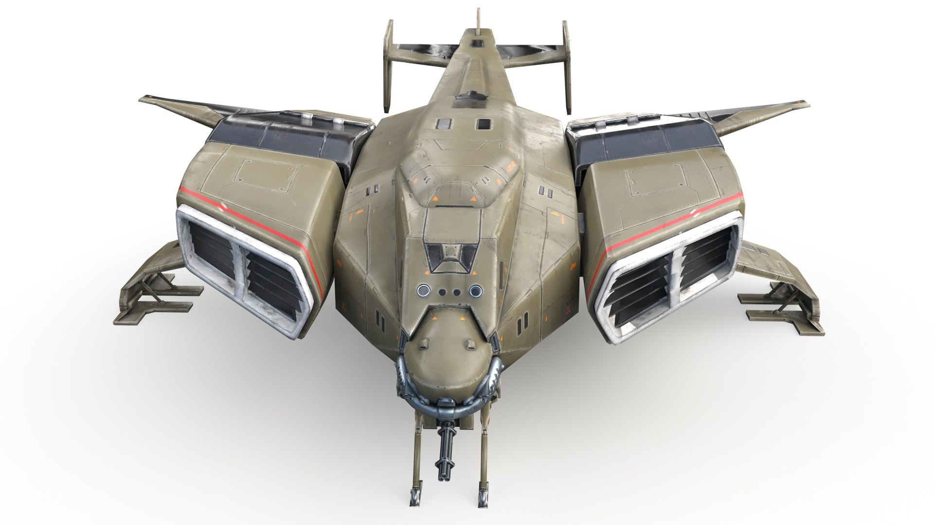3D 3D Dropship Model - TurboSquid 1932900