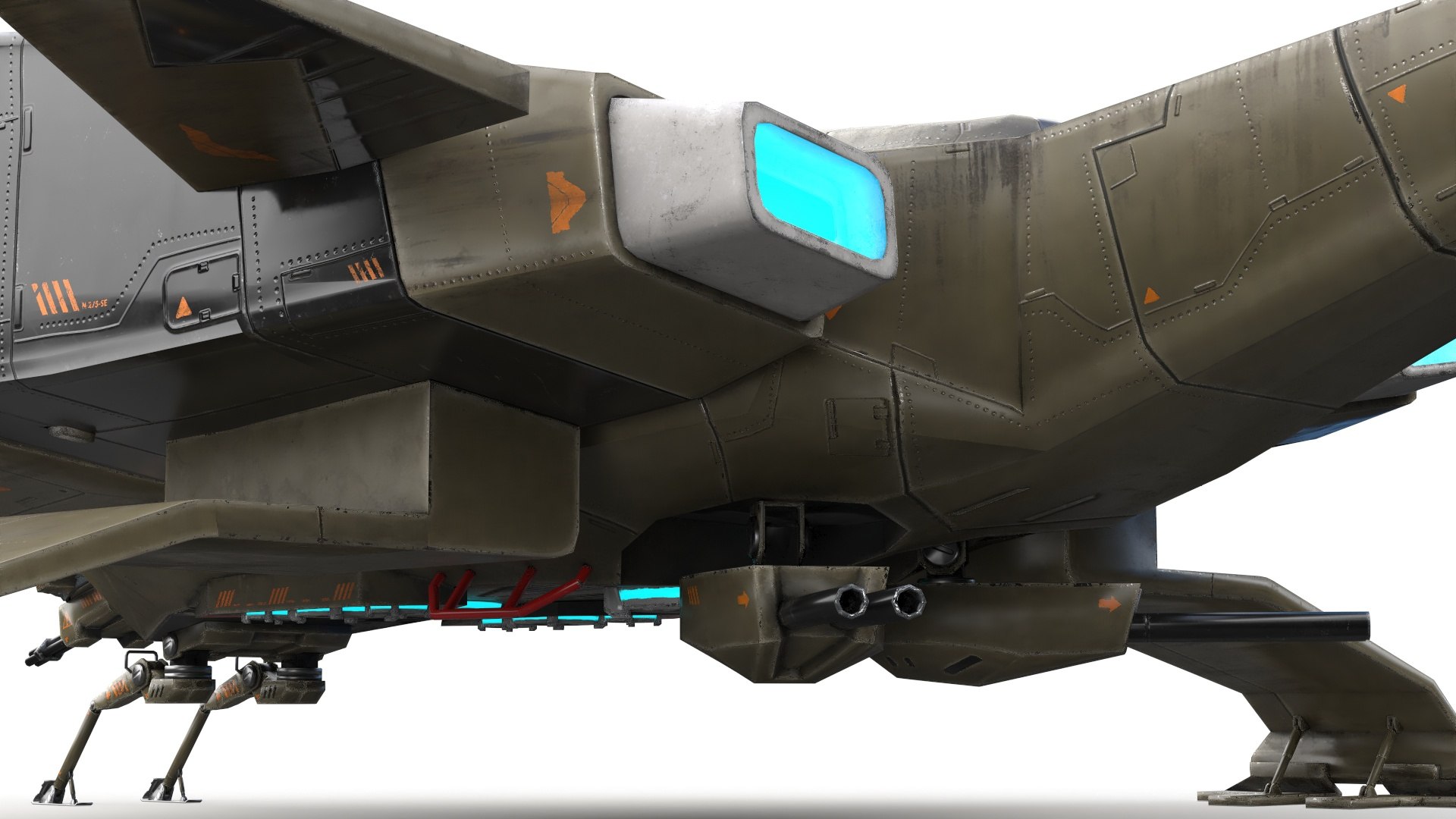3D 3D Dropship Model - TurboSquid 1932900