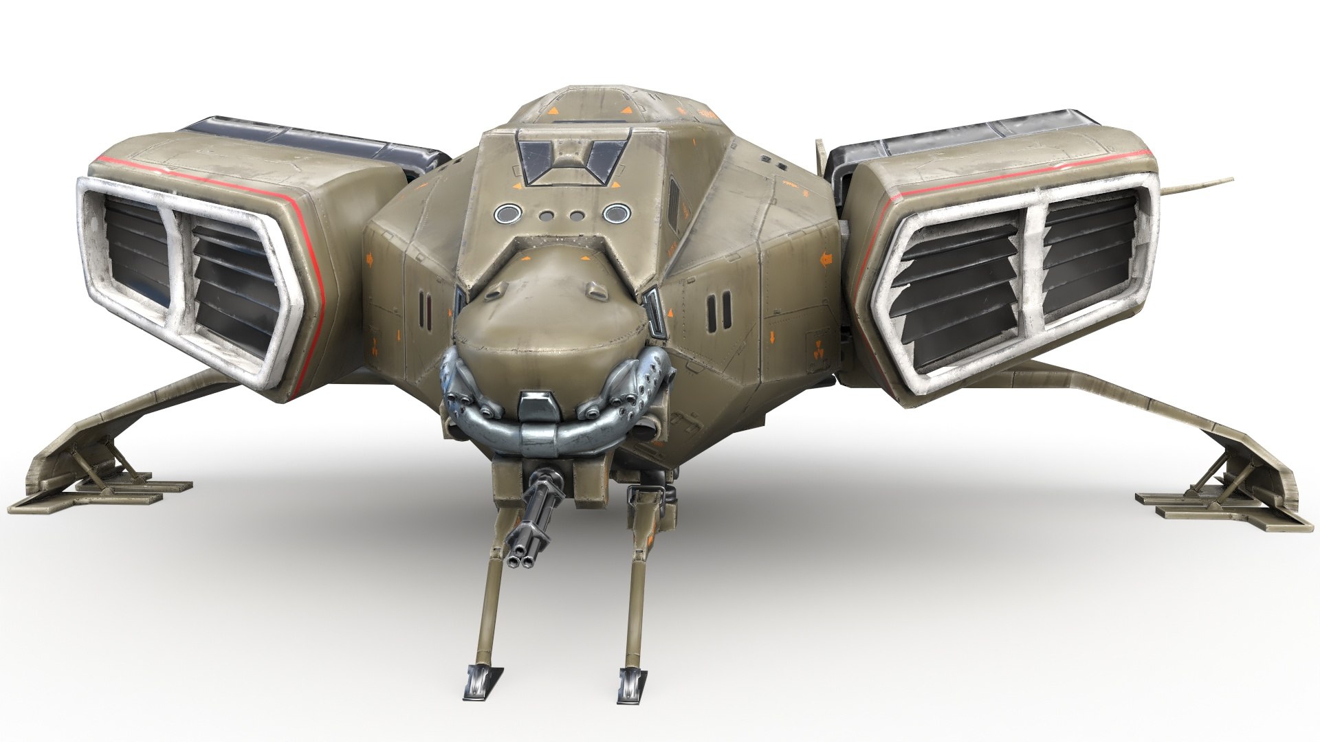 3D 3D Dropship Model - TurboSquid 1932900