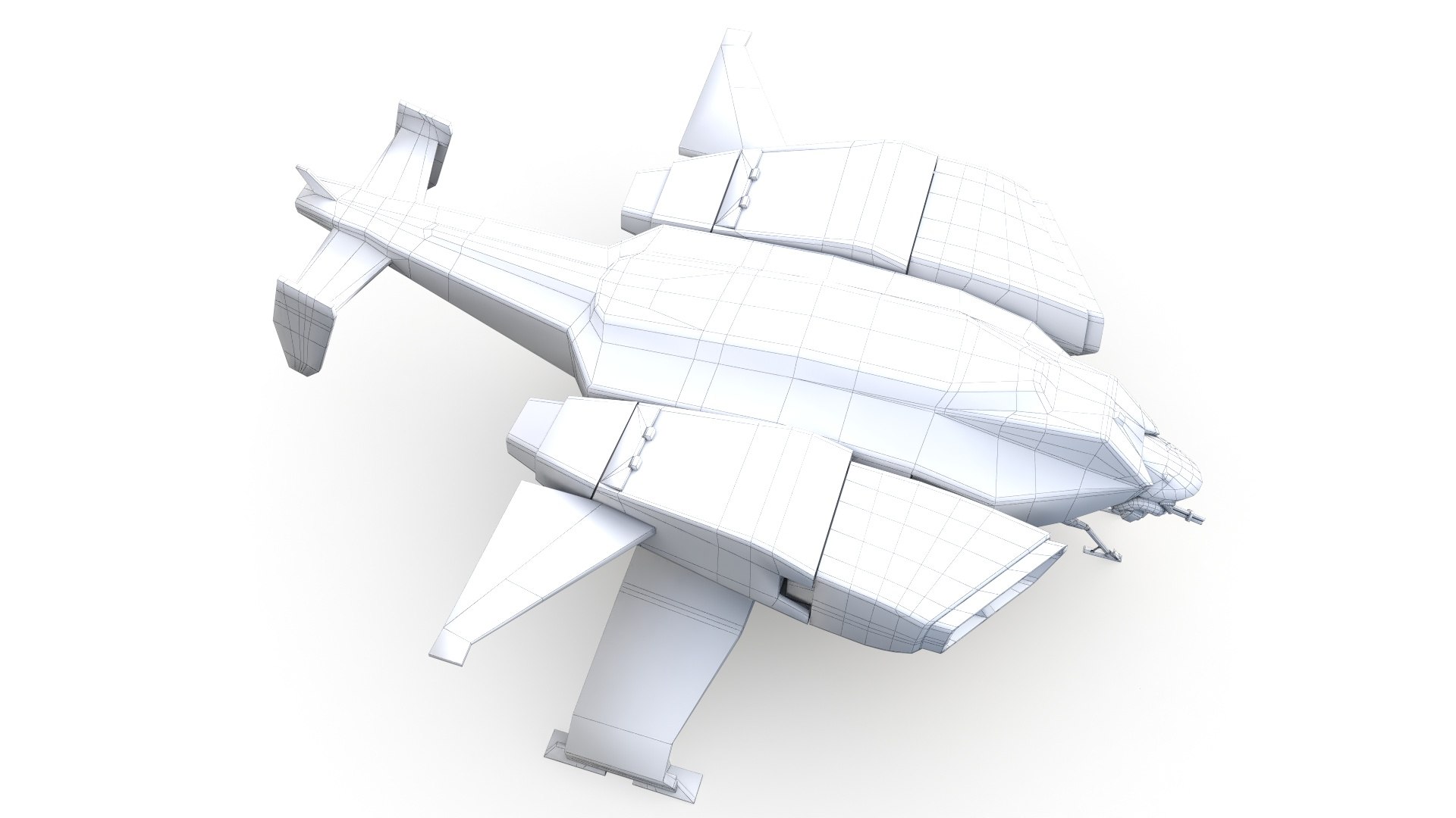 3D 3D Dropship Model - TurboSquid 1932900