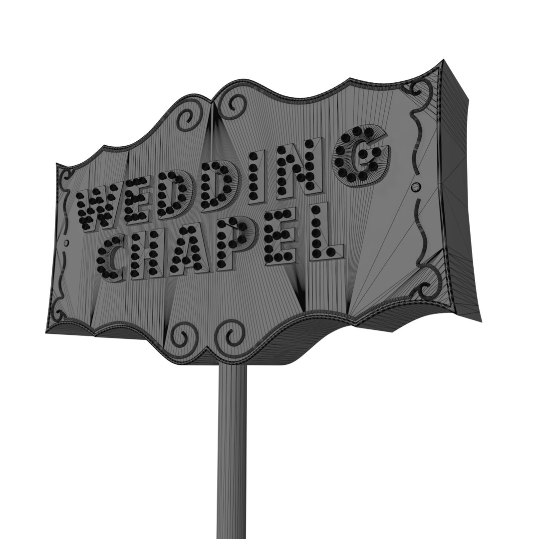 Graceland Chapel 3D Model - TurboSquid 1329107