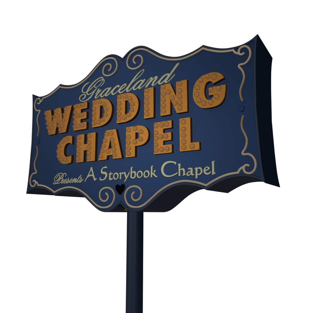 Graceland Chapel 3D Model - TurboSquid 1329107