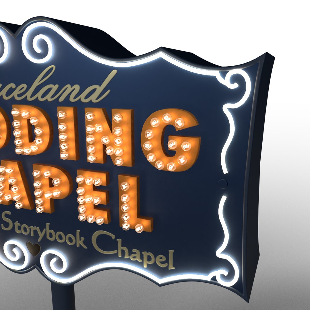 Graceland Chapel 3D Model - TurboSquid 1329107