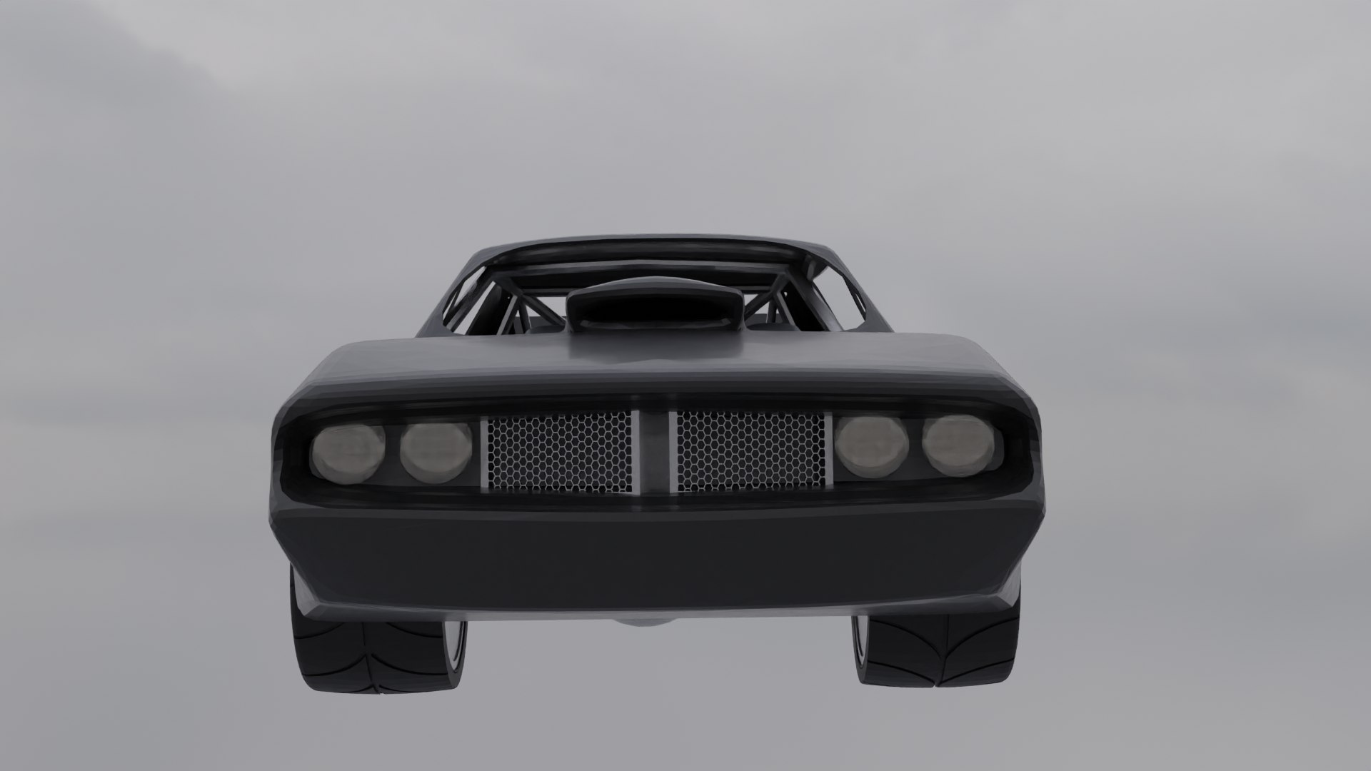 3D Model Custom Drag Race Car - TurboSquid 2269813