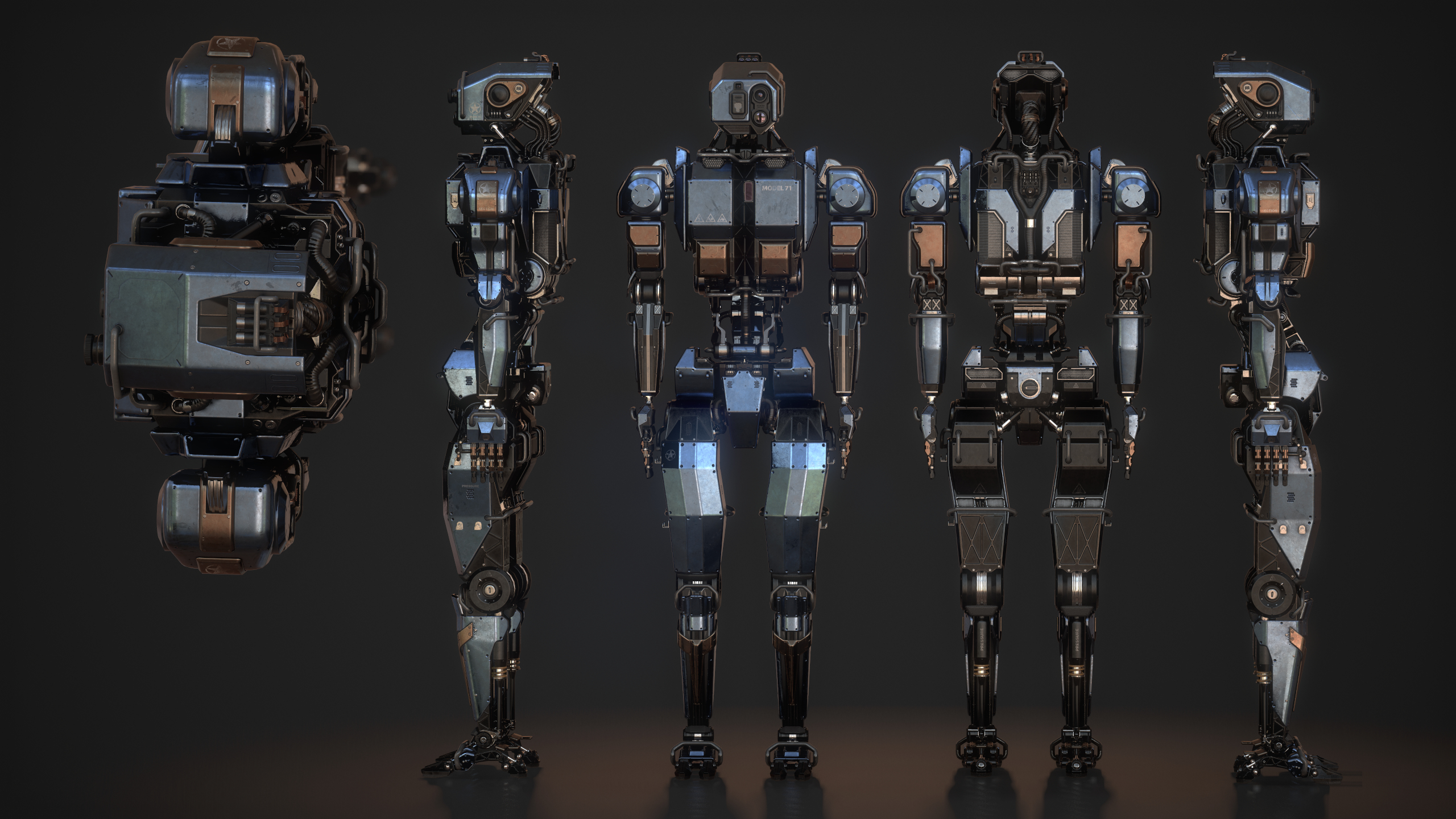 Robot weapon rifle 3D - TurboSquid 1686802