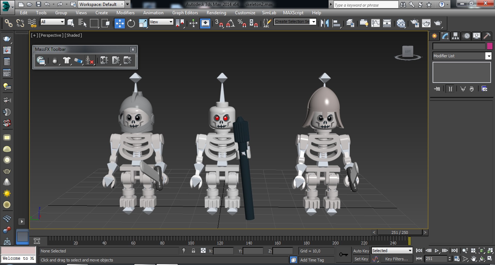 Lego Skeleton - 3d Model