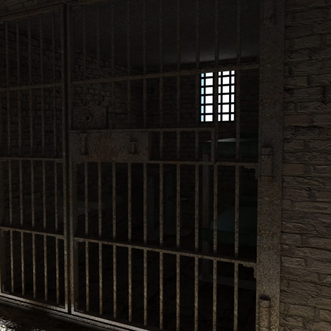 3d Interior Old Jail Model