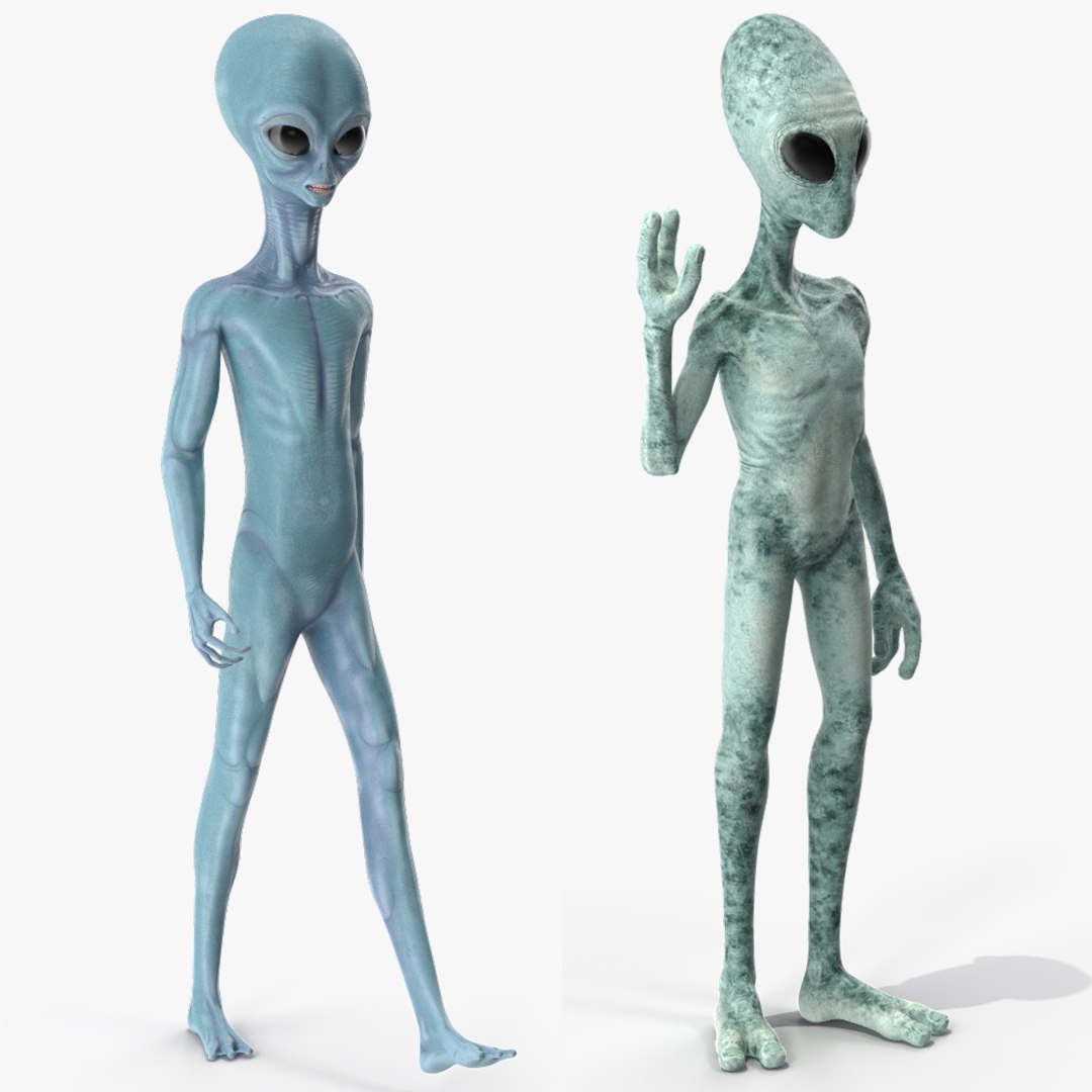 modèle 3D de Humanoid Aliens Rigged Collection for Modo - TurboSquid ...