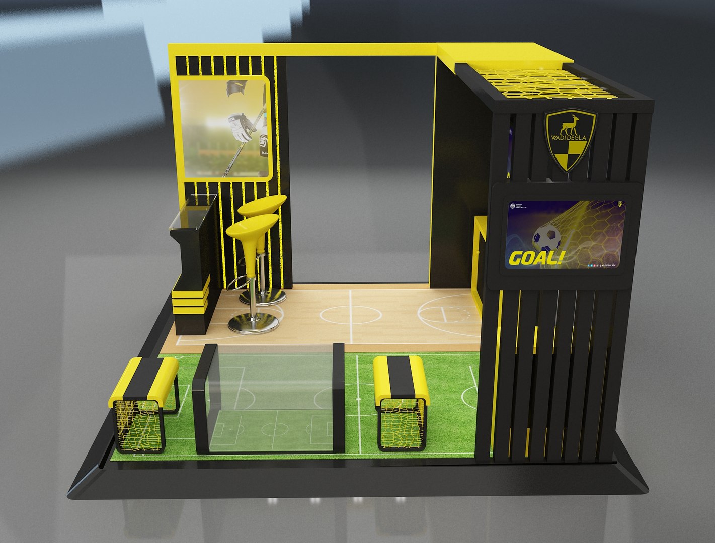 3D model Booth Exhibition Stand a658a - TurboSquid 2146331