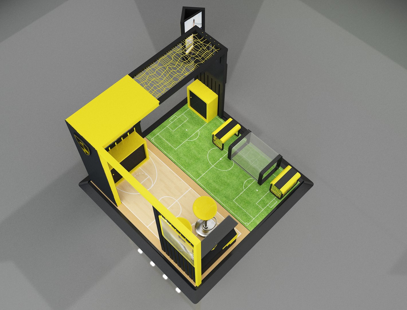 3D model Booth Exhibition Stand a658a - TurboSquid 2146331