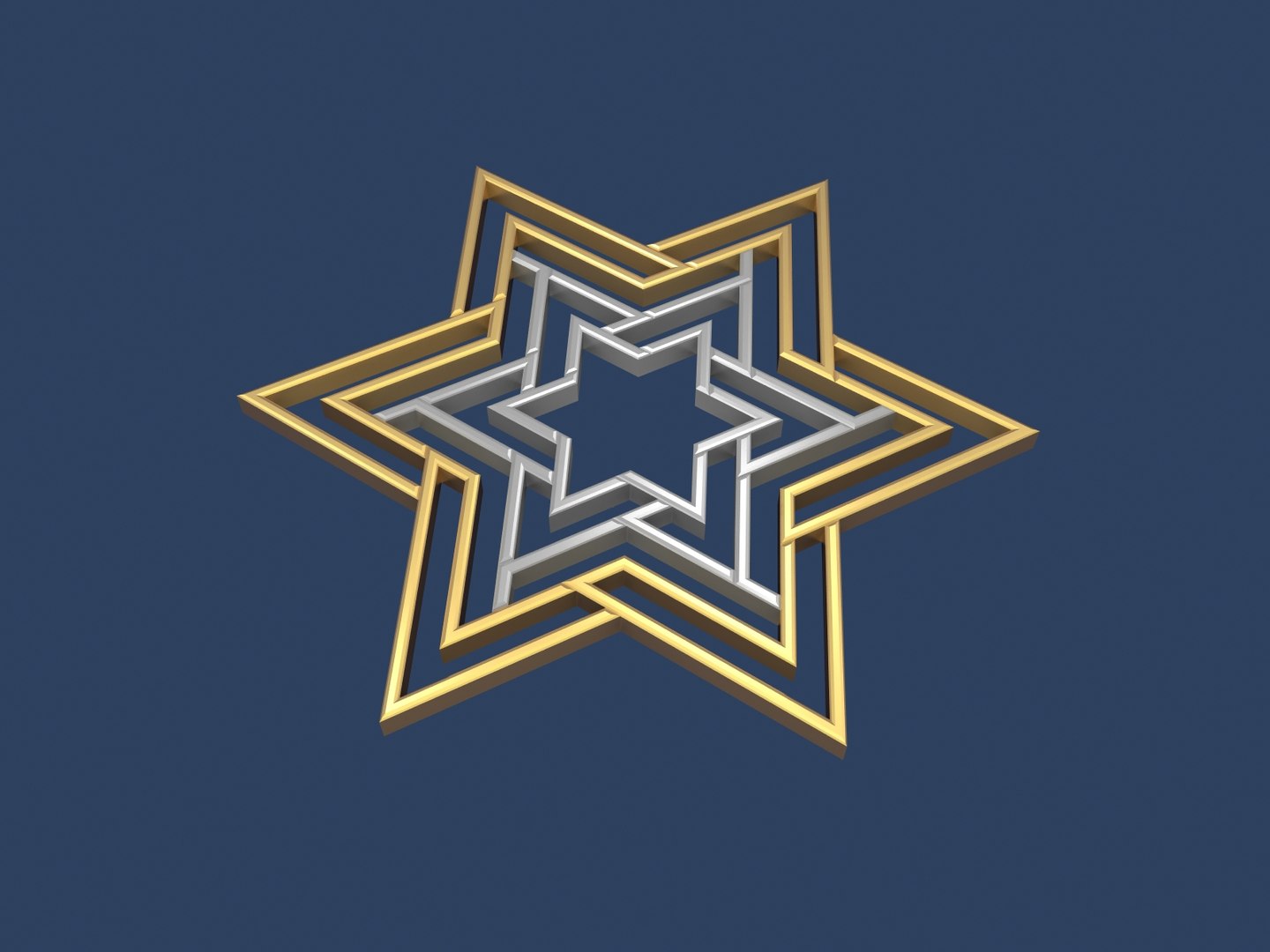 3D Model Star David - TurboSquid 1430024