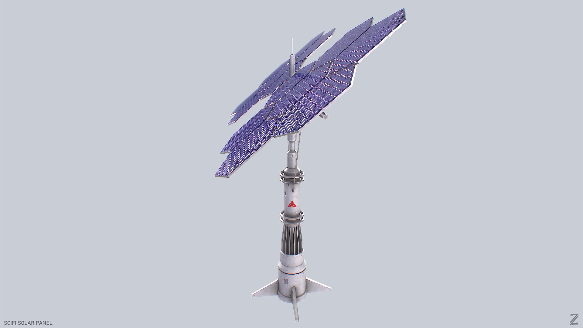 3D Scifi Solar Panel - TurboSquid 2221613