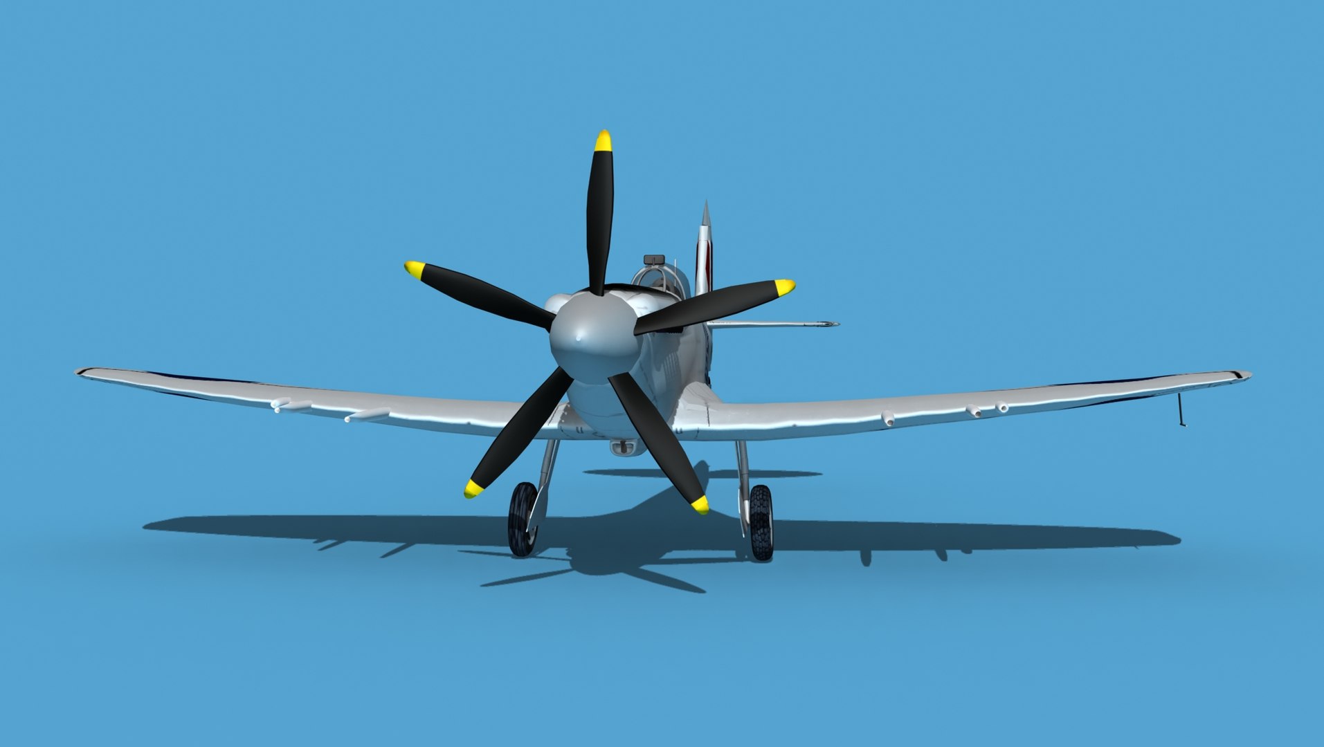 Supermarine Spitfire Mk XVIII V03 model - TurboSquid 1925710