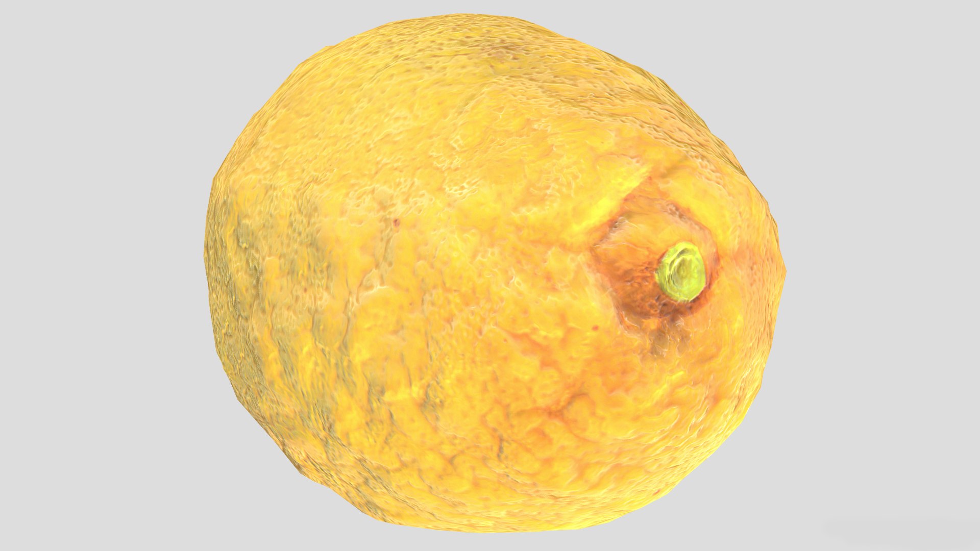 Fruit Citron Low Poly 3D Model - TurboSquid 2317754