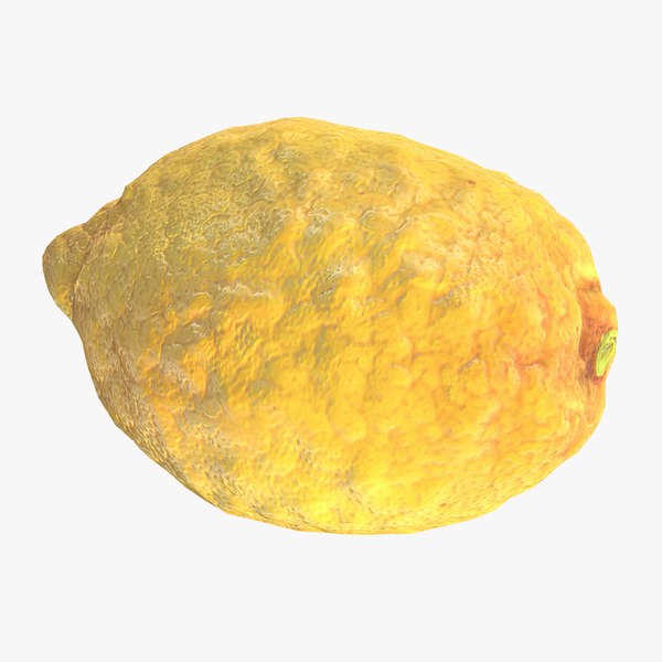modelo 3d Fruta Cidra Low Poly - TurboSquid 2317754