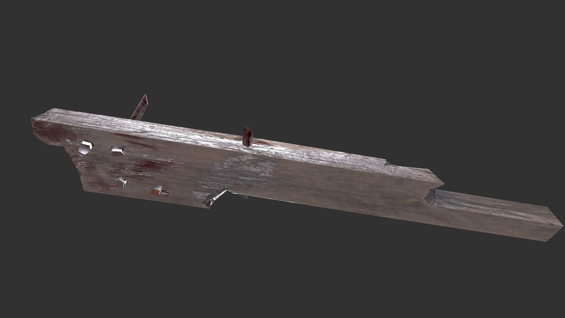 Free 3D Nailed Plank Melee Weapon Low-poly PBR Free Model - TurboSquid ...