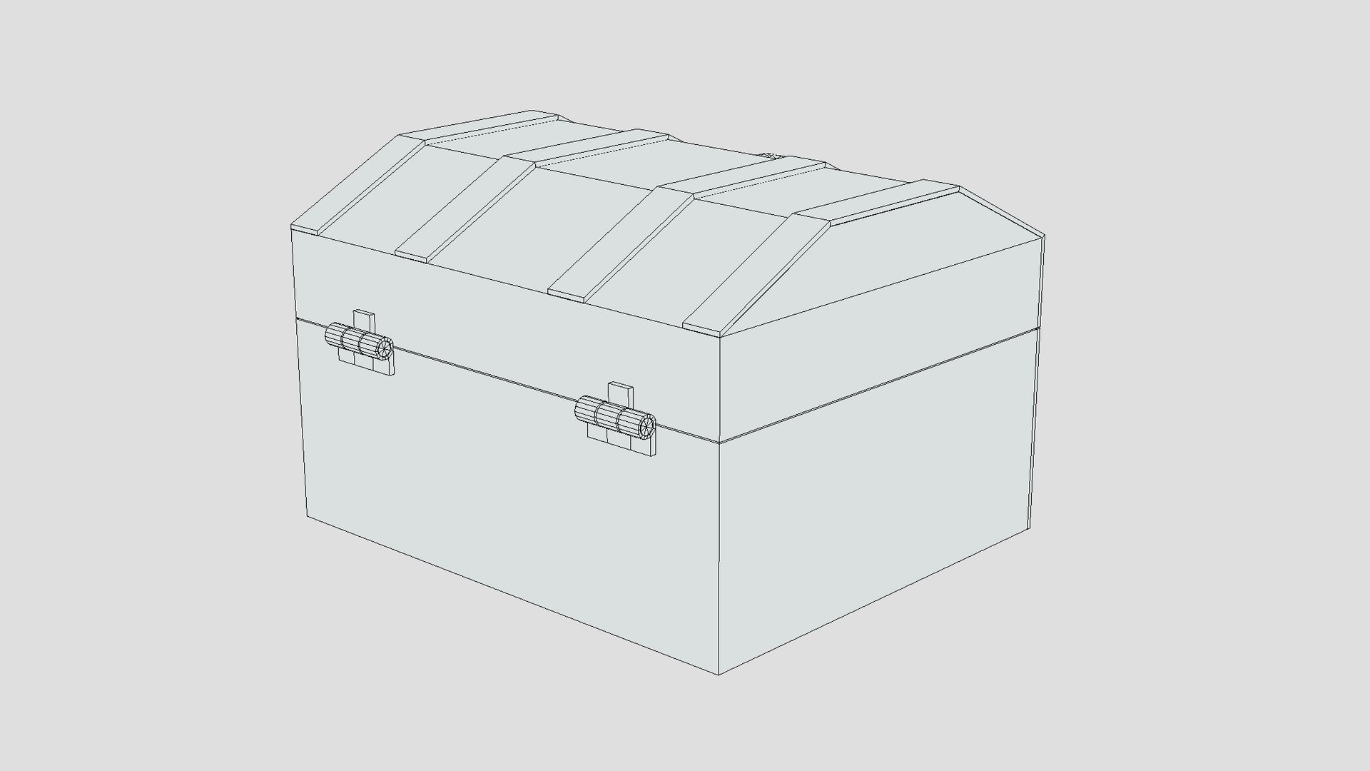 3D Treasure Chest Box 03 Low Poly PBR Realistic - TurboSquid 1936275